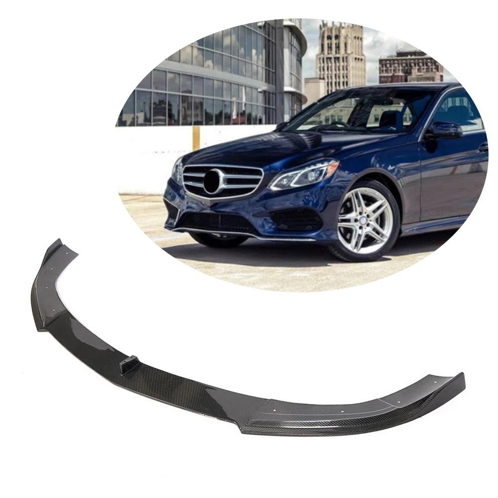 Mercedes Benz W212 Carbon Fiber Front Bumper Lip | Custom, Top Fit