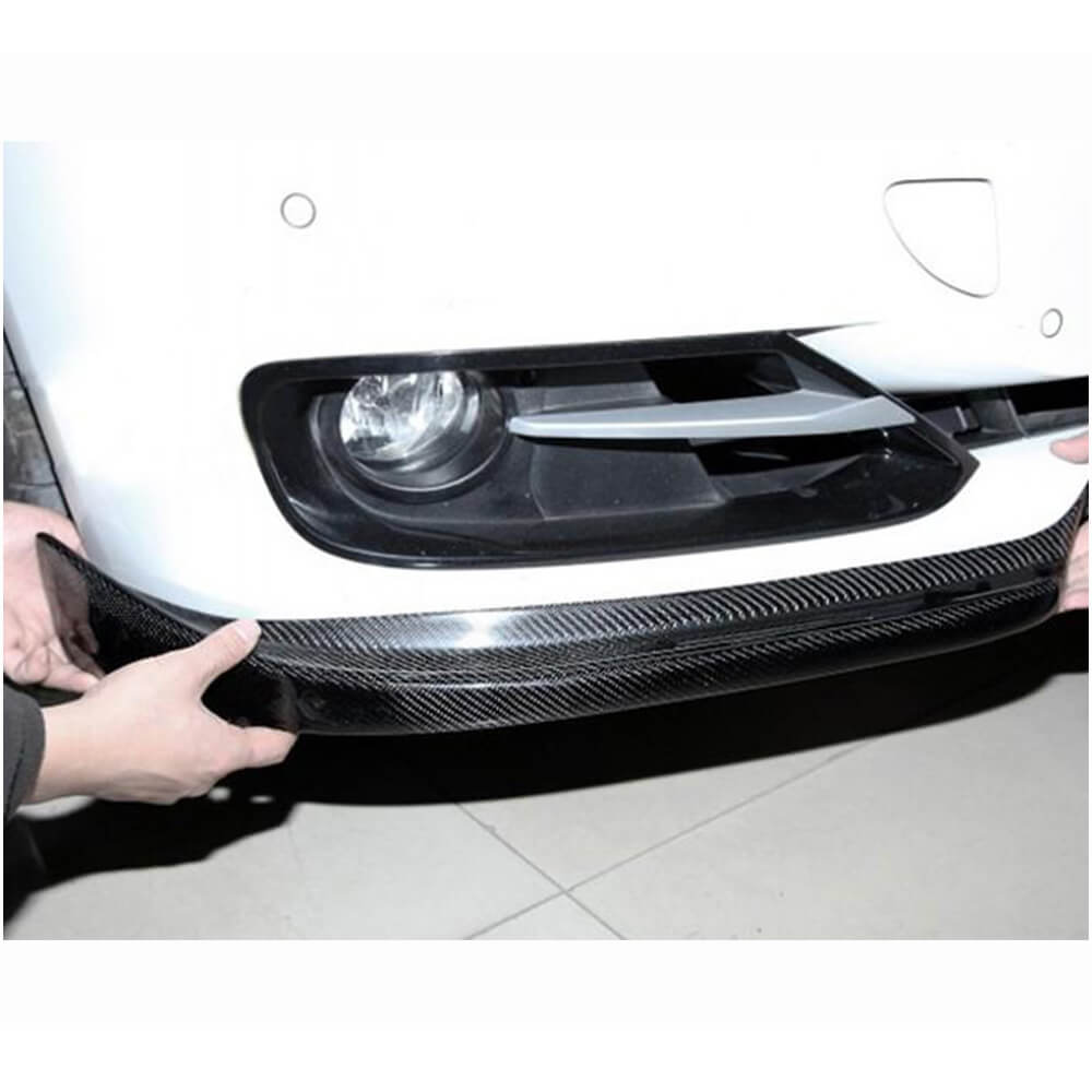 BMW F30 316i 320i 328i Carbon Fiber Front Bumper Splitter Canard Flaps ...