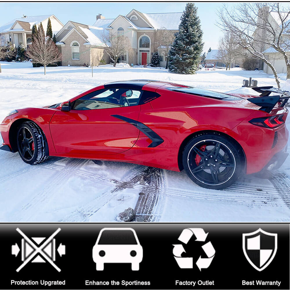 Chevrolet Corvette C8 Dry Carbon Fiber Side Fender Vent|Exterior Mods