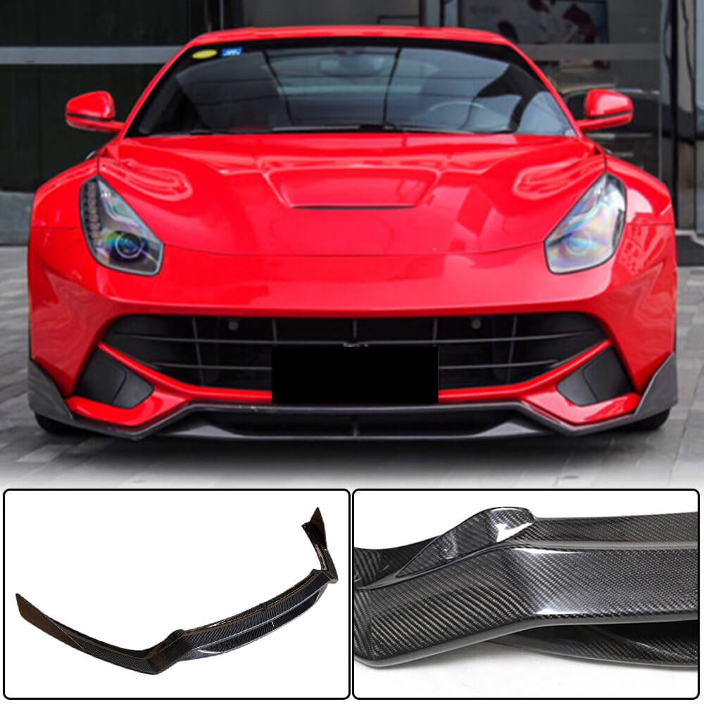 Ferrari F12 Berlinetta Carbon Fiber Front Lip Spoiler | Exterior Mods