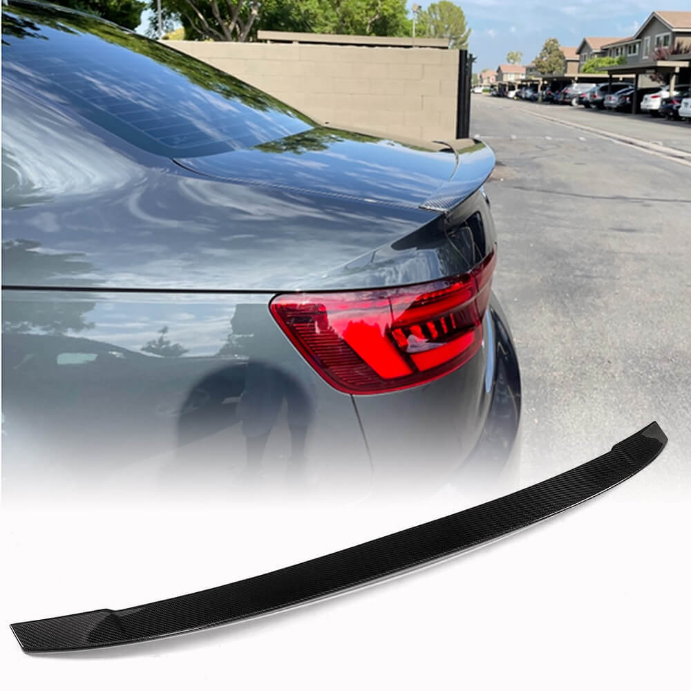 Audi A4 B9 Sline S4 Carbon Fiber Trunk Boot Spoiler | Rear, Wing & Lip
