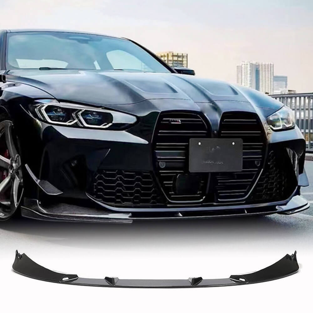 BMW G80 M3 G82 G83 M4 Carbon Fiber Front Bumper Lip Spoiler Splitter