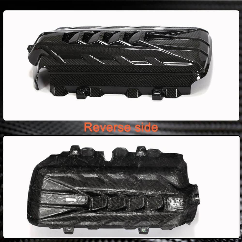 Chevrolet Corvette C8 Dry Carbon Fiber Engine Cover| Interior Mods