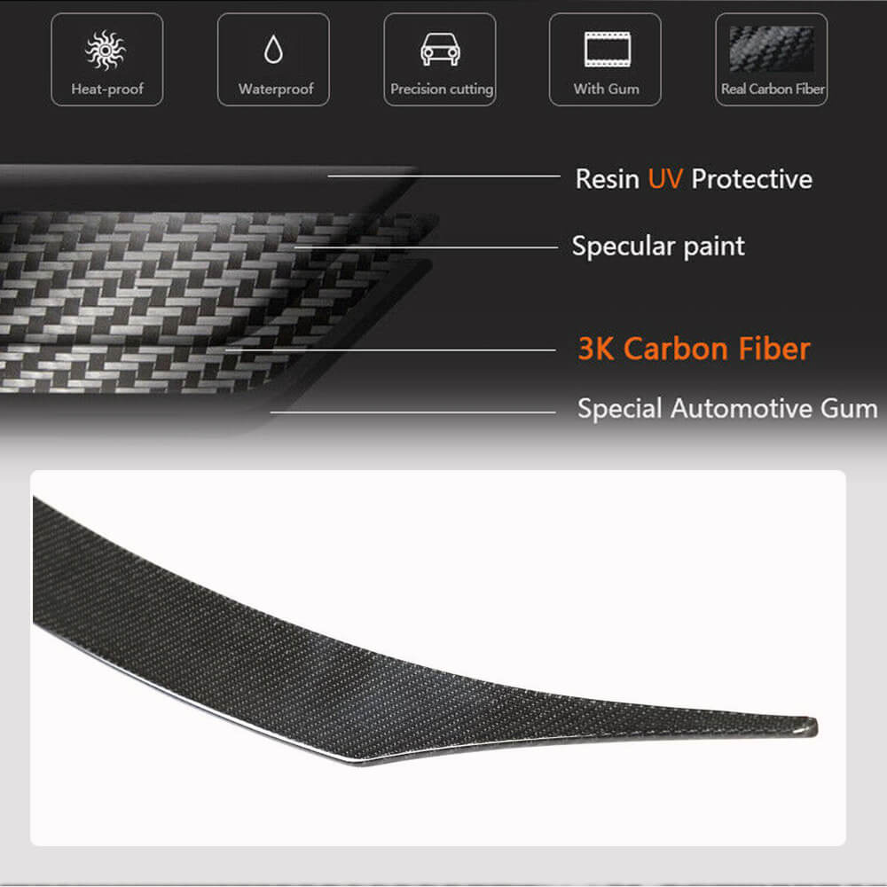 Porsche Macan Carbon Fiber Rear Middle Spoiler Wing Lip | Exterior Mods