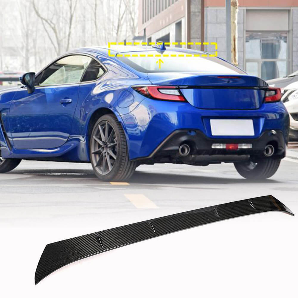 Subaru BRZ Carbon Fiber Rear Roof Spoiler | Rear, Wing & Lip – Ahacarbon