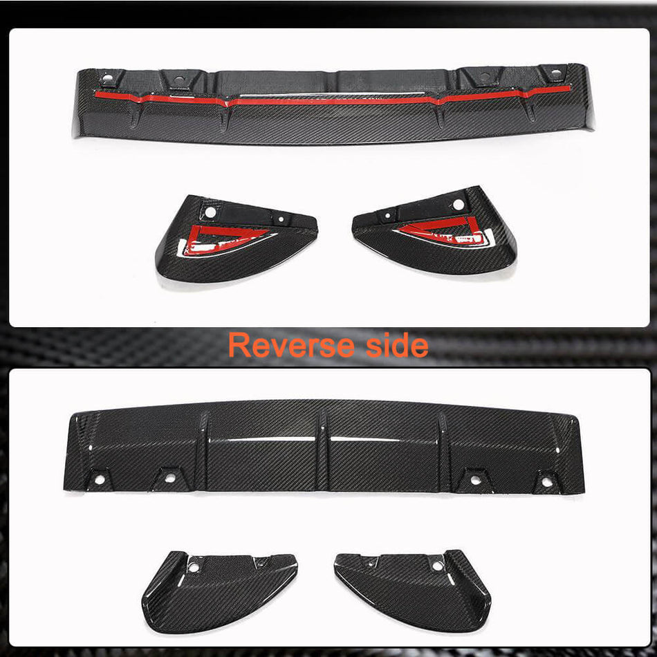 Subaru BRZ Toyota GR86 Carbon Fiber Rear Bumper With Splitters