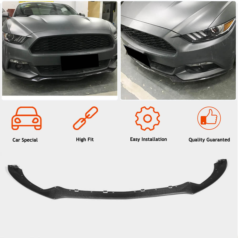 Get Ford Mustang Front Lip Spoiler | Carbon Fiber Part for Mustang