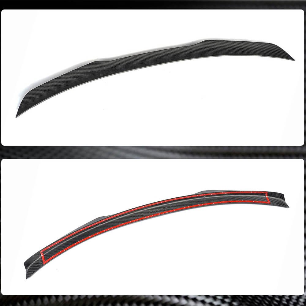 Ford Mustang Carbon Fiber Rear Trunk Spoiler Wing Lip | Exterior Mods ...