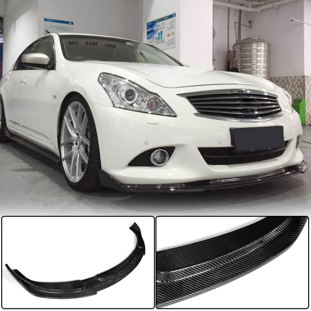 Infiniti G37 Carbon Fiber Front Lip Spoiler Splitter | Exterior Mods ...