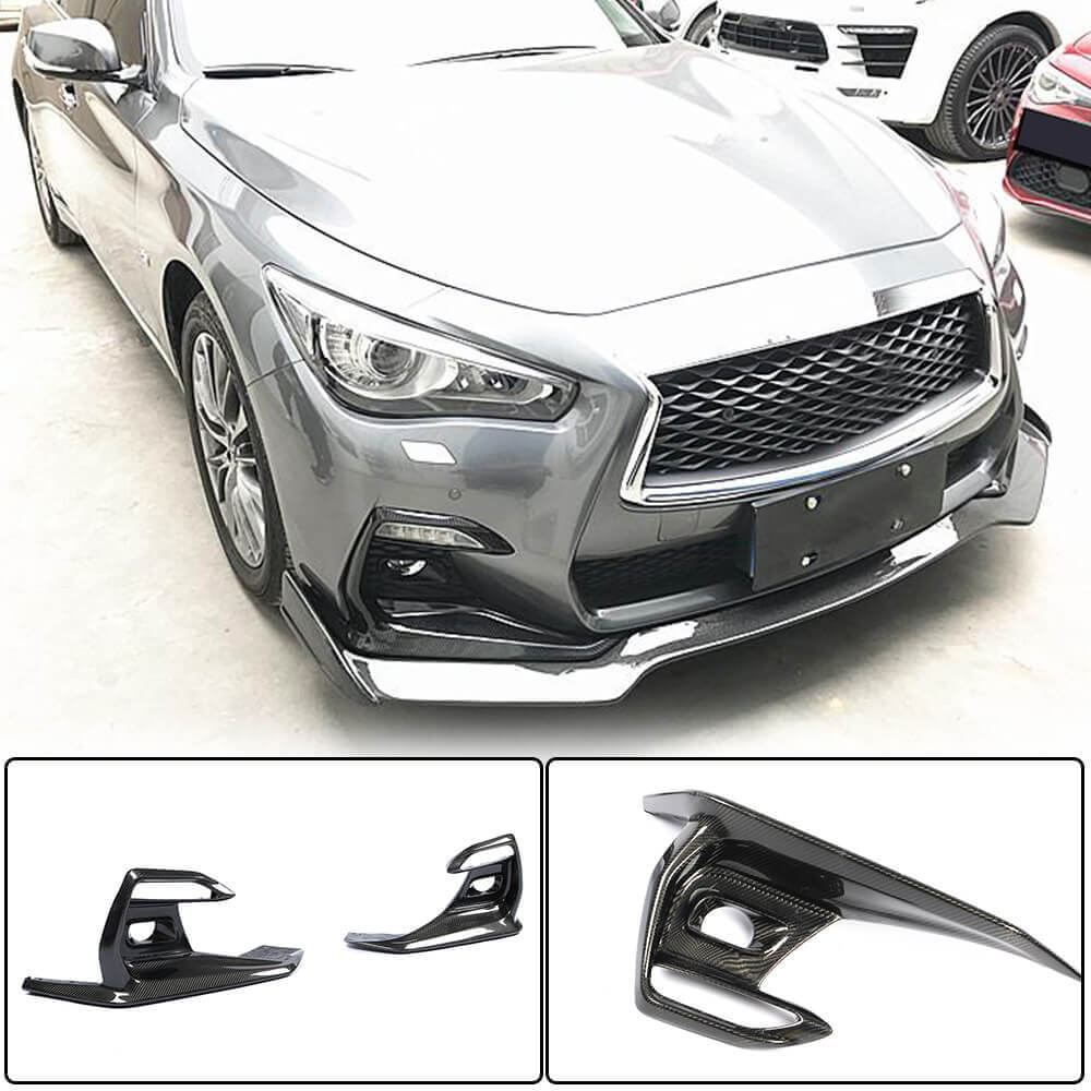 Infiniti Q50 Carbon Fiber Fog Light Covers | Exterior Mods