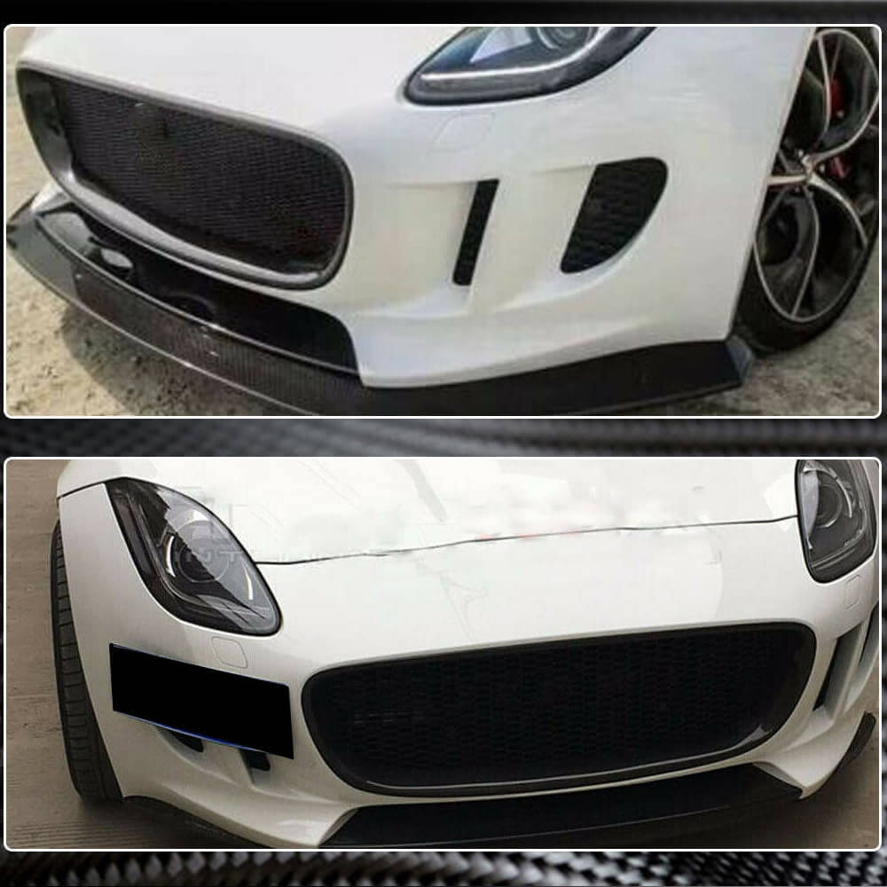 Jaguar F-type Carbon Fiber Front Grille Frame Cover | Retrofit, Custom
