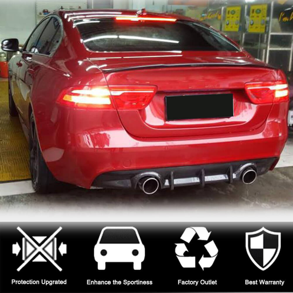 Jaguar XE X760 Carbon Fiber Rear Diffuser Valance Lip | Exterior Mods
