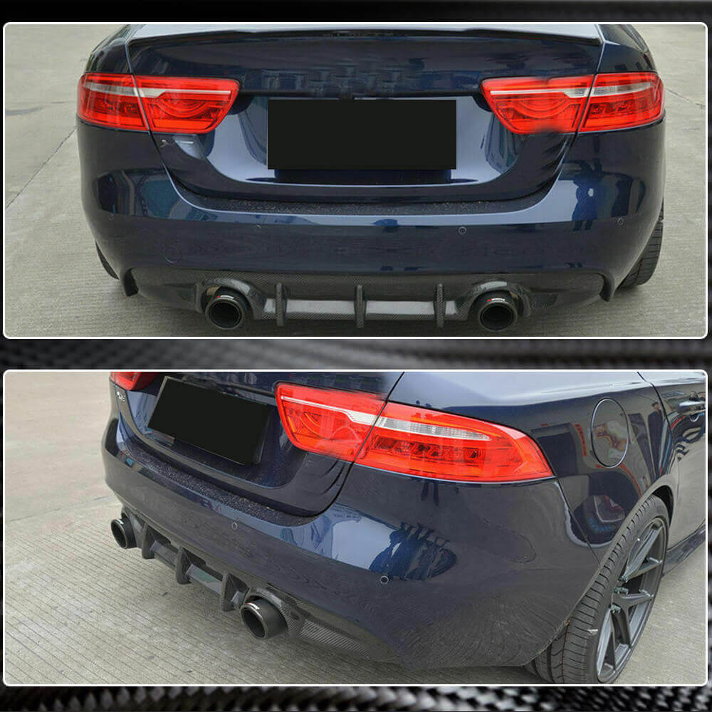 Jaguar XE X760 Carbon Fiber Rear Diffuser Valance Lip | Exterior Mods