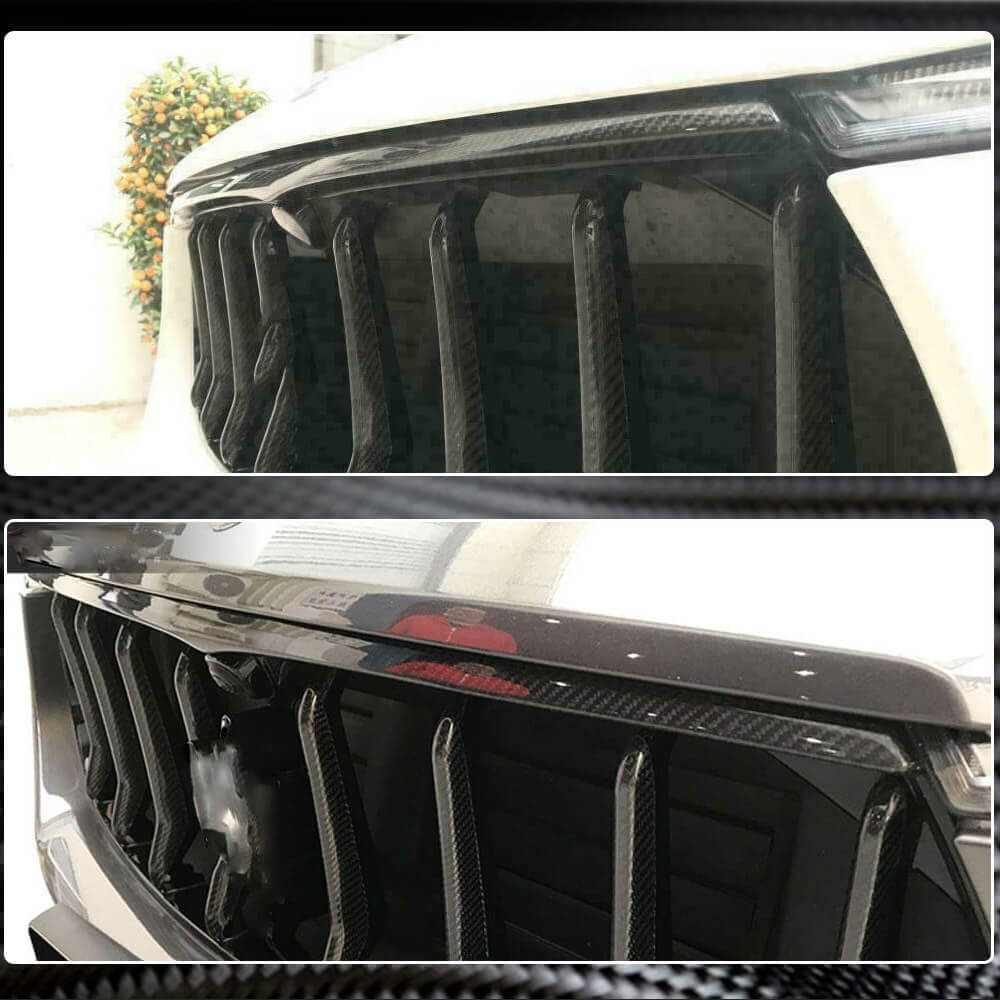 Maserati Levante Carbon Fiber Front Grille Frame Trims