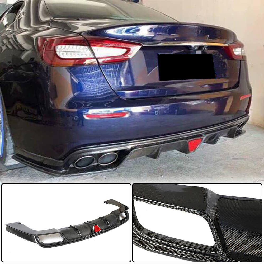 Maserati Quattroporte QP Carbon Fiber Rear Diffuser | Exterior Bodykit