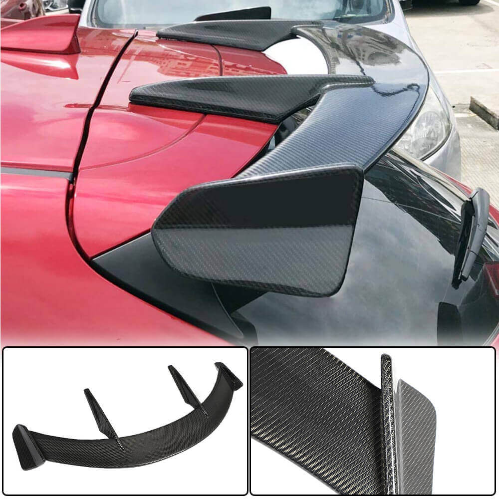 Mazda 3 Axela Carbon Fiber Rear Roof Spoiler Window Wing | Exterior ...
