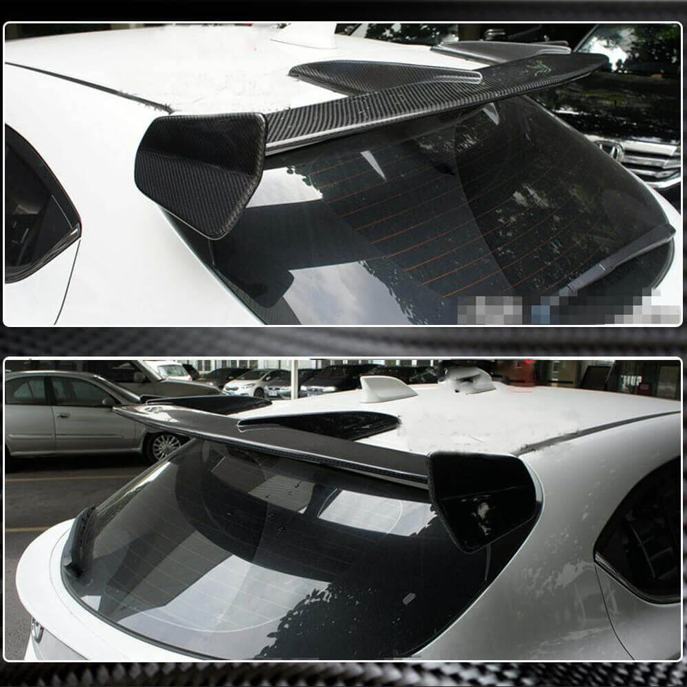 Mazda 3 Axela Carbon Fiber Rear Roof Spoiler Window Wing | Exterior ...