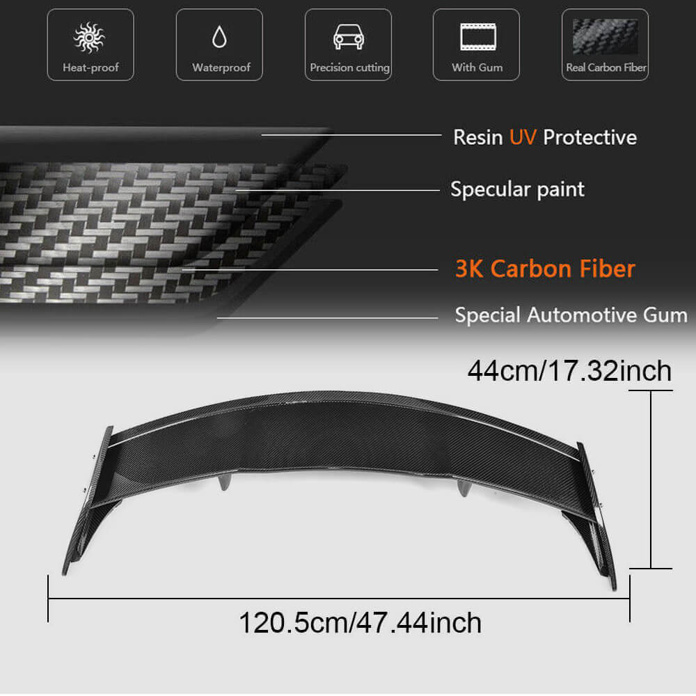 Mercedes Benz W176 A45 Carbon fiber Roof Spoiler Rear Window Wing Lip