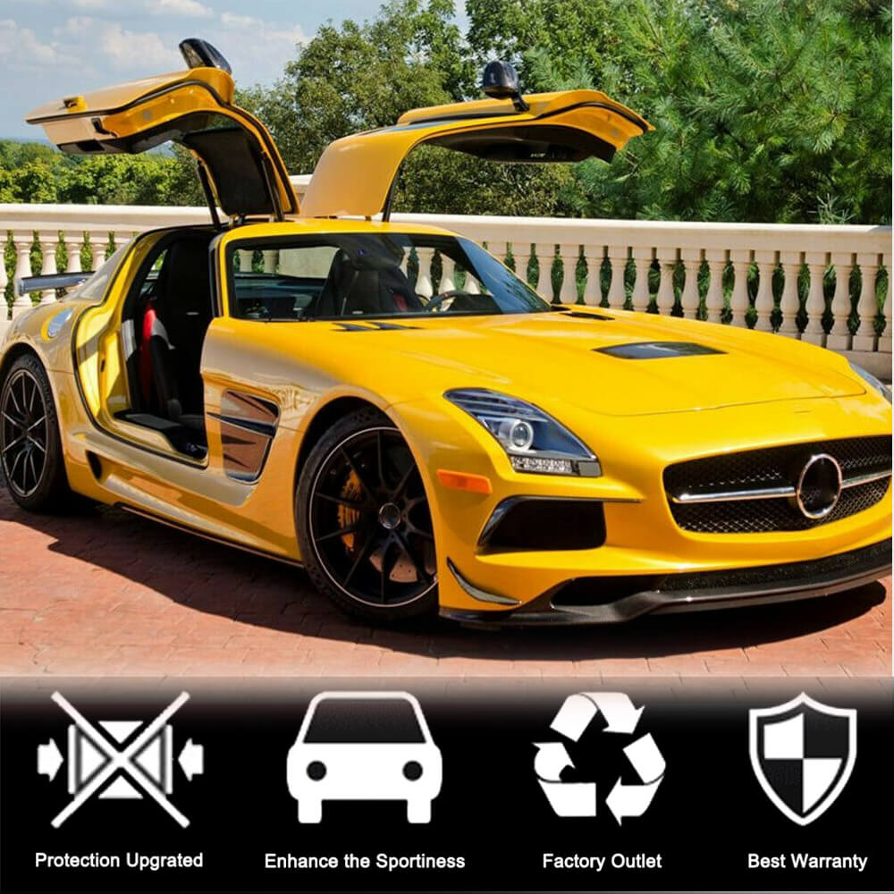 Mercedes Benz SLS AMG R197 C197 Carbon Fiber Front Bumper Lip Spoiler