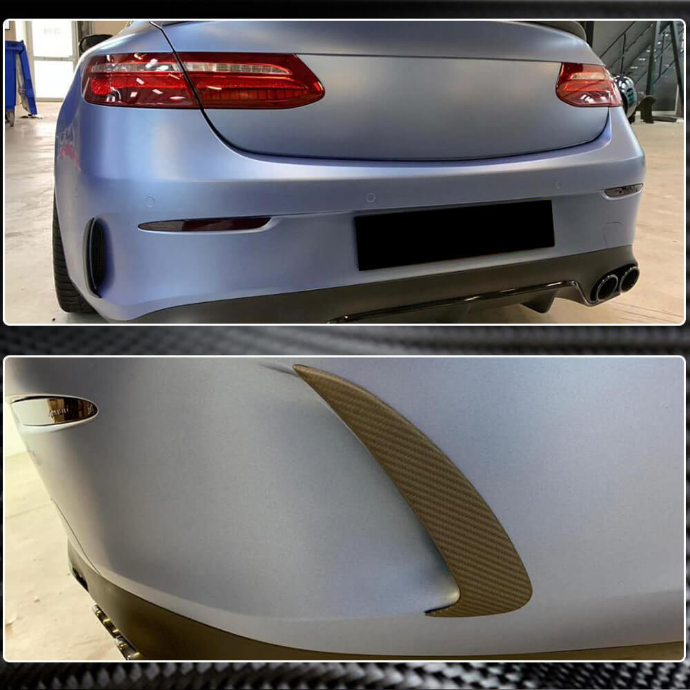 Mercedes Benz C238 Carbon Fiber Rear Bumper Canard Air Fender Vents
