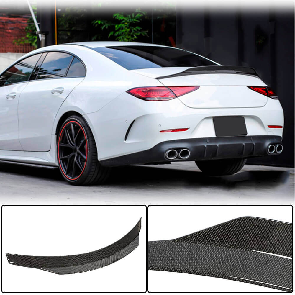 Mercedes Benz CLS Class C257 Carbon Fiber Rear Trunk Spoiler & Wing Lip
