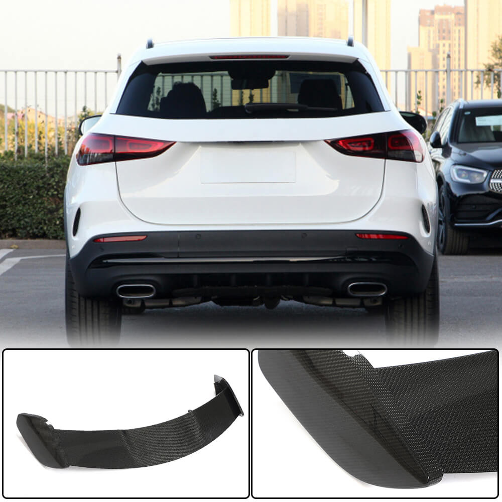 Mercedes Benz H247 GLA250 Carbon Fiber Rear Spoiler & Roof Window Wing