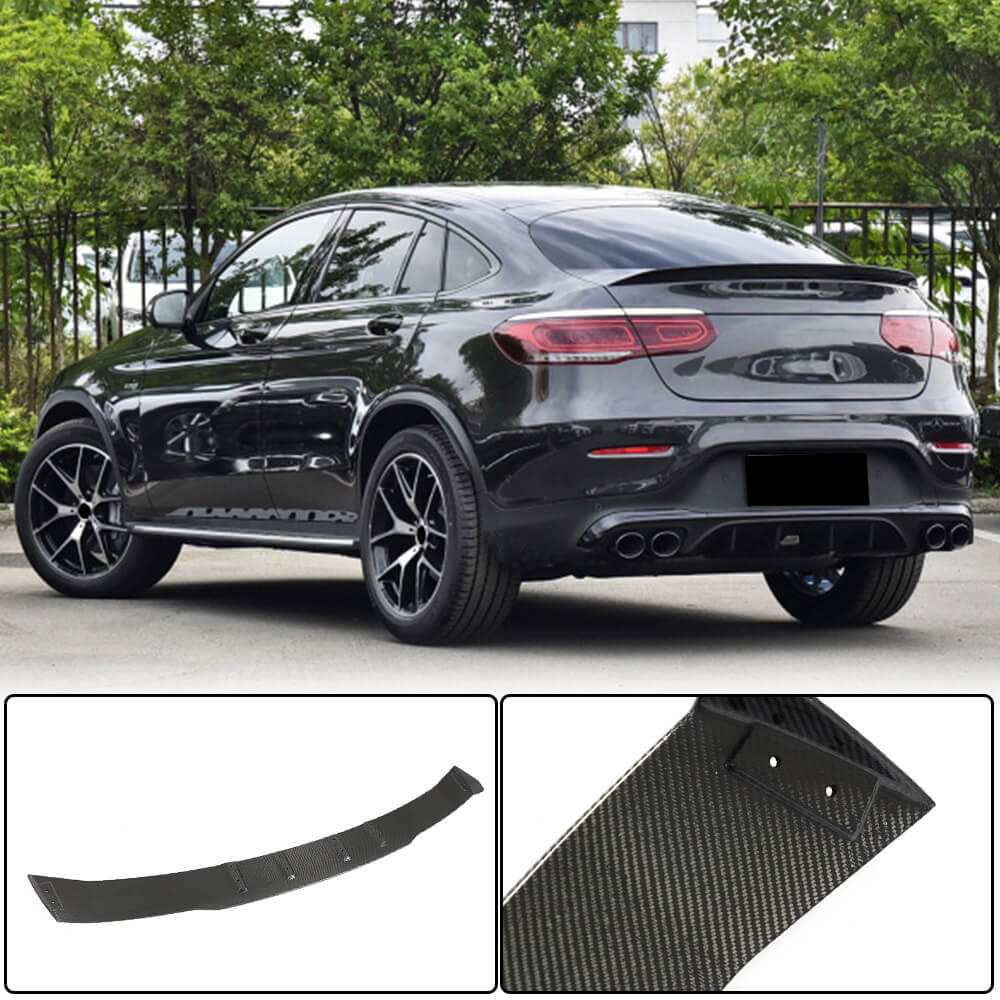 Mercedes Benz C253 GLC43 Carbon Fiber Rear Lower Bumper Diffuser Lip
