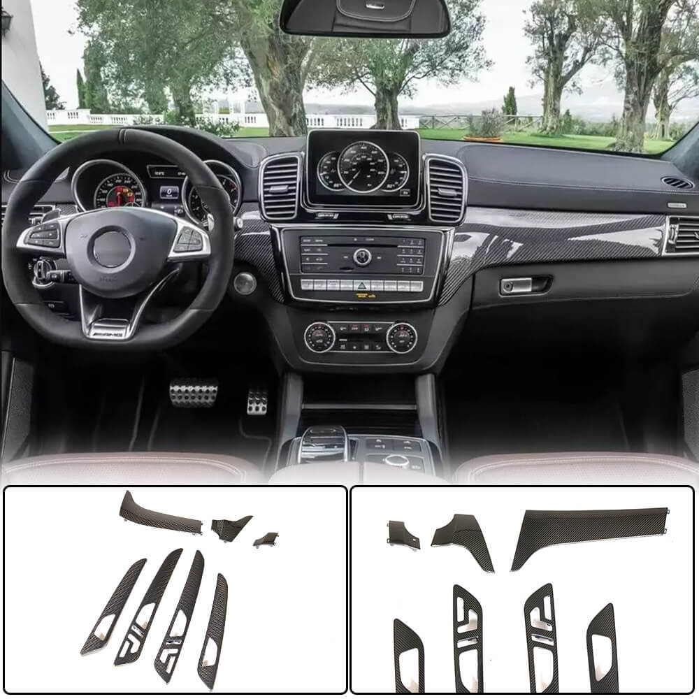 Mercedes Benz GLE Class C292 GLE63 arbon Fiber Interiror Dashboard Kit