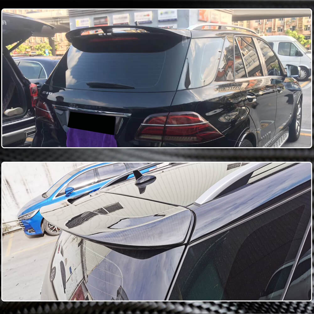 Mercedes Benz W166 GLE350 GLE43 Carbon Fiber Rear Roof Spoiler Window ...