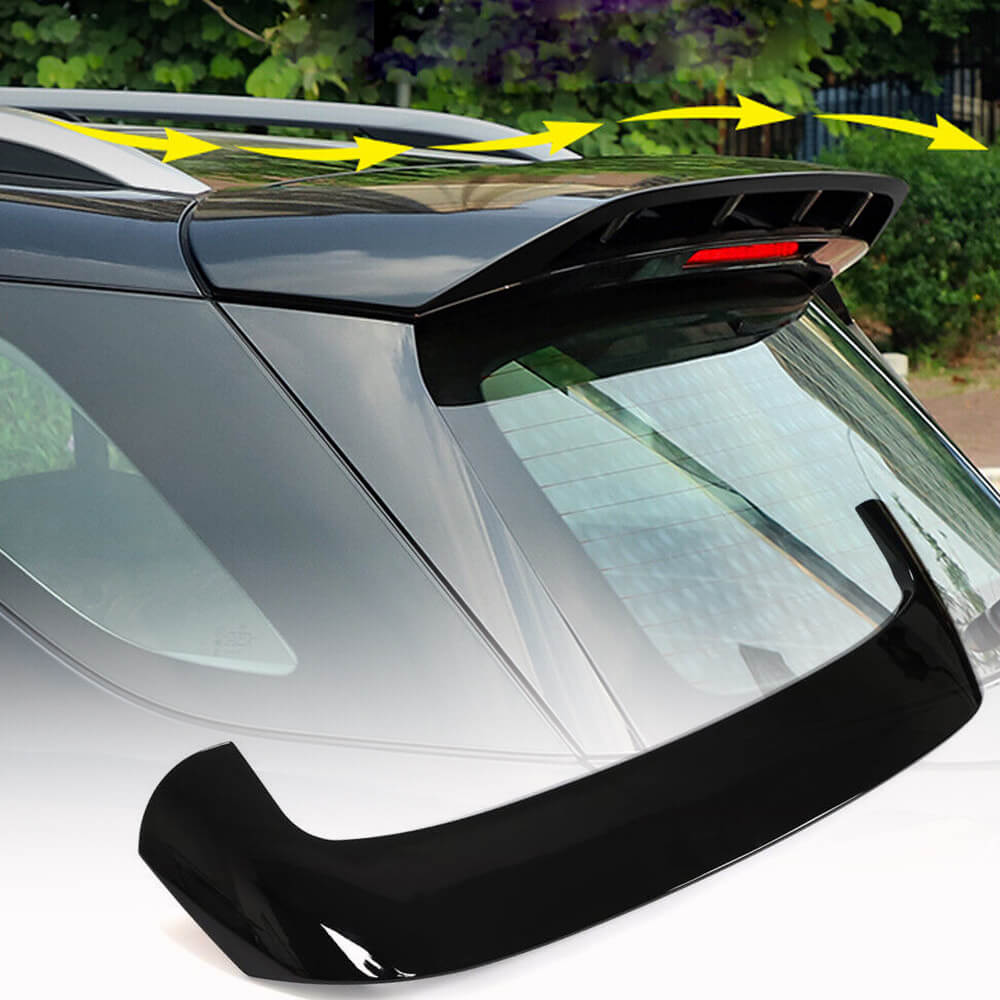 Benz W167 GLE350 GLE63 AMG Glossy Black Rear Roof Spoiler