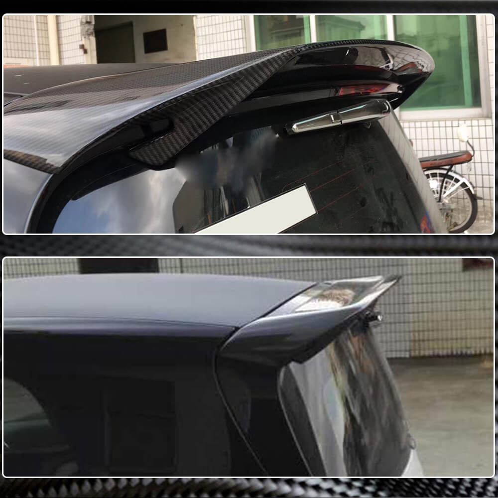 Mercedes Benz Smart Fortwo Carbon Fiber Rear Roof Spoiler Window Lip