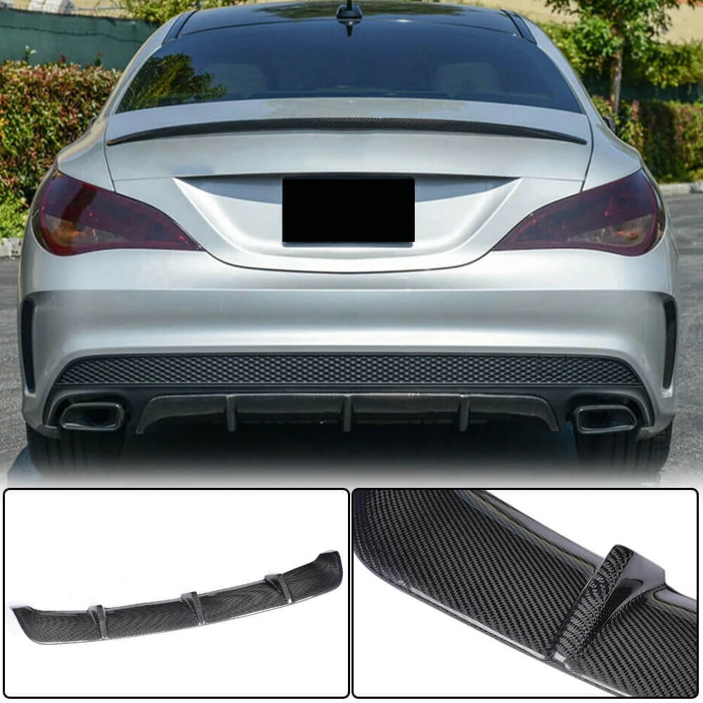 Mercedes Benz W117 C117 CLA200 CLA250 CLA45 Carbon Fiber Rear Diffuser ...