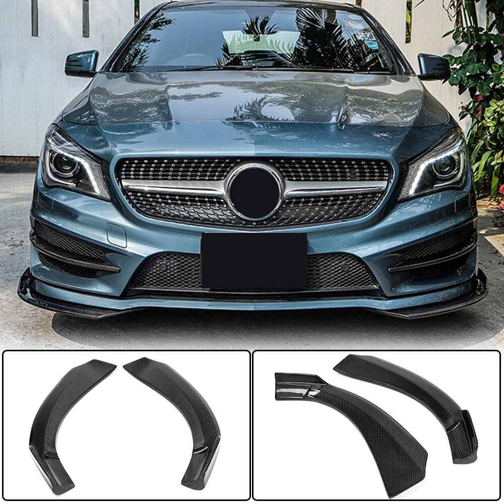 Mercedes Benz W117 C117 CLA45 Carbon Fiber Front Bumper Splitter