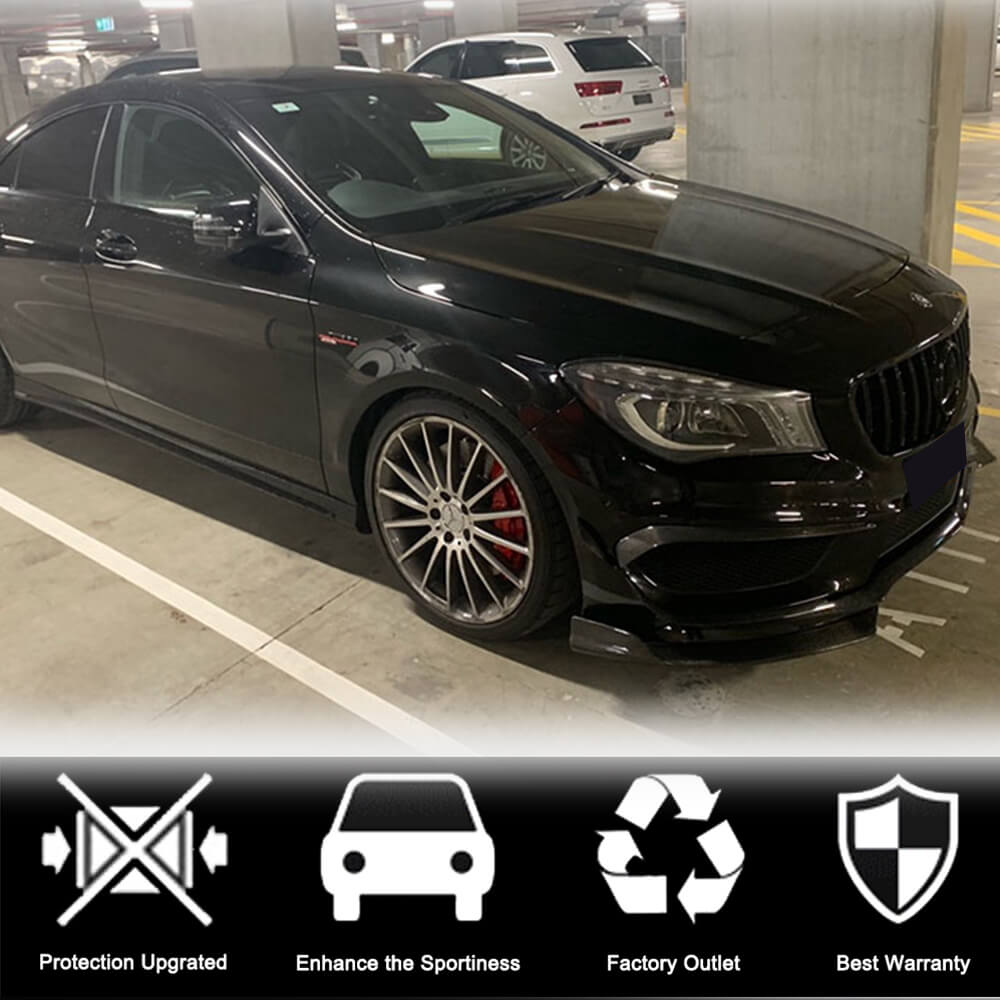 Mercedes Benz W117 C117 CLA45 Carbon Fiber Front Bumper Splitter