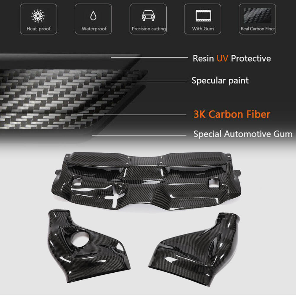 Mercedes Benz W204 C204 C63 AMG Dry Carbon Fiber Cold Air Intake Kits