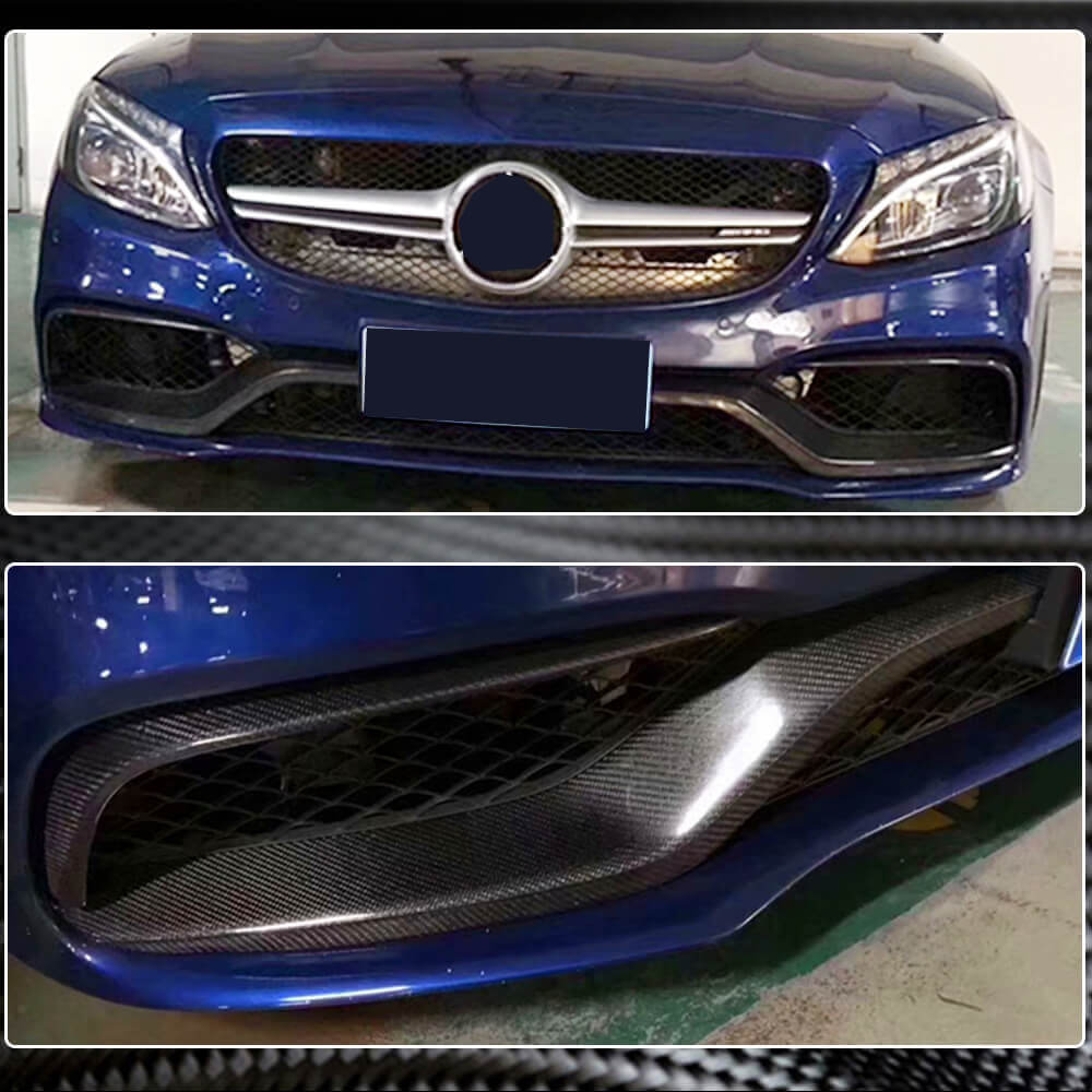 Mercedes Benz W205 C63 Carbon Fiber Fog Lamp Air Vents | Exterior Mods