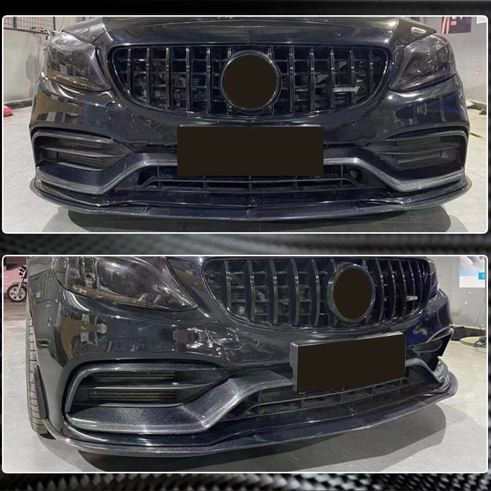 Mercedes Benz W205 C63 Carbon Fiber Fog Lamp Air Vents | Exterior Mods