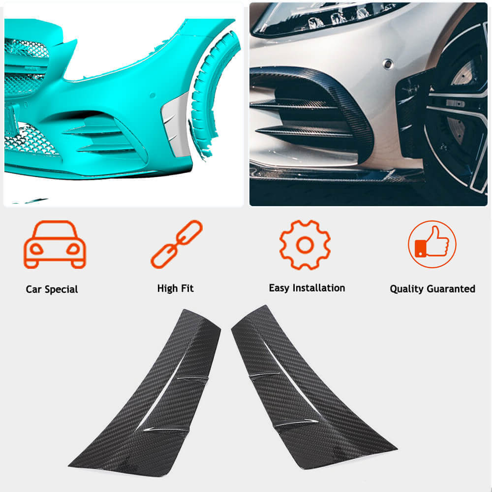 Mercedes Benz W205 C205 C43 Carbon Fiber Side Air Vent | Custom Mods