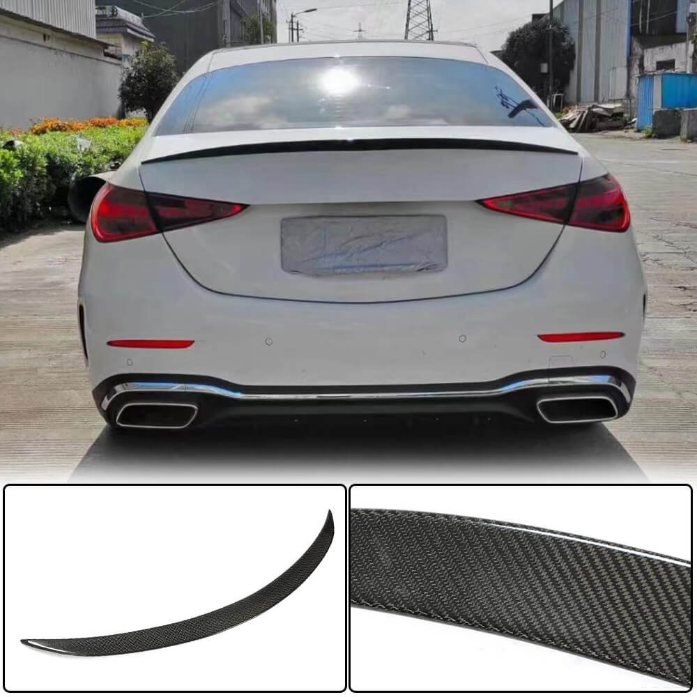 Mercedes Benz W206 Carbon Fiber Rear Trunk Spoiler & Wing | AMG Style