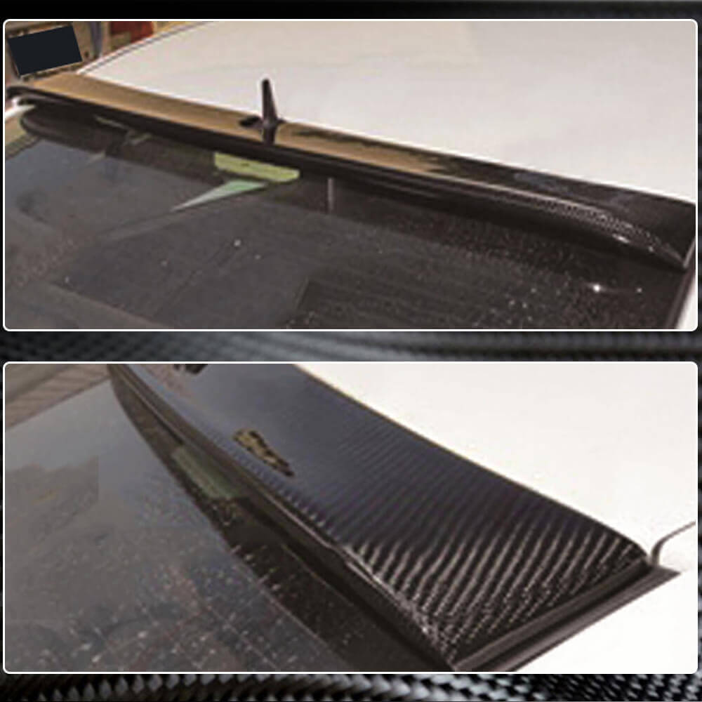 Mercedes Benz W211 E55 E63 Carbon Fiber Rear Roof Spoiler Window Wing