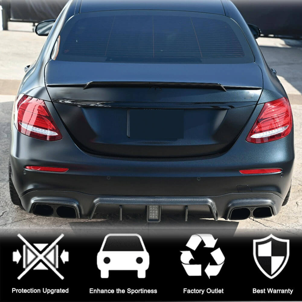 Mercedes Benz E-class W213 E63 Carbon Fiber Rear Spoiler & Trunk Wing