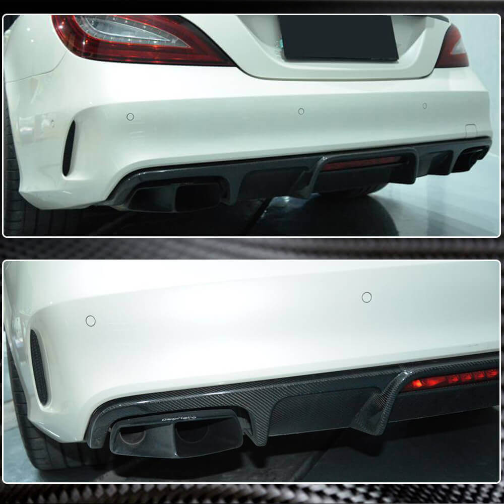 Mercedes Benz CLS Class W218 CLS63 Rear Bumper Diffuser Valance Lip