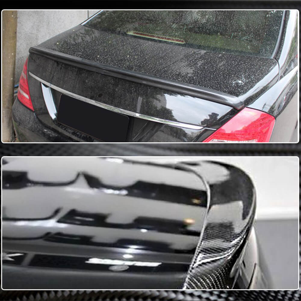 Mercedes Benz W221 S63 Carbon Fiber Trunk Spoiler | Rear, Wing & Lip ...