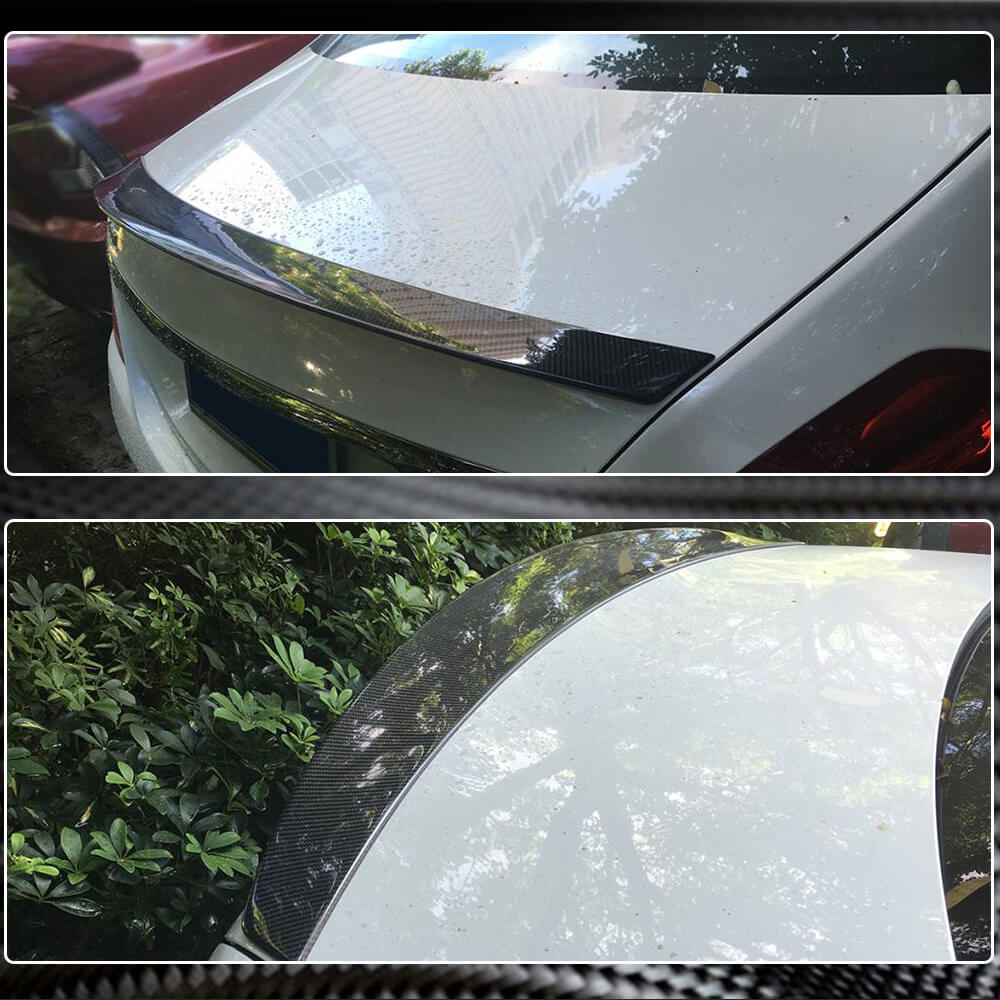 Mercedes Benz W222 S550 S63 Carbon Fiber Rear Spoiler & Trunk Wing Lip