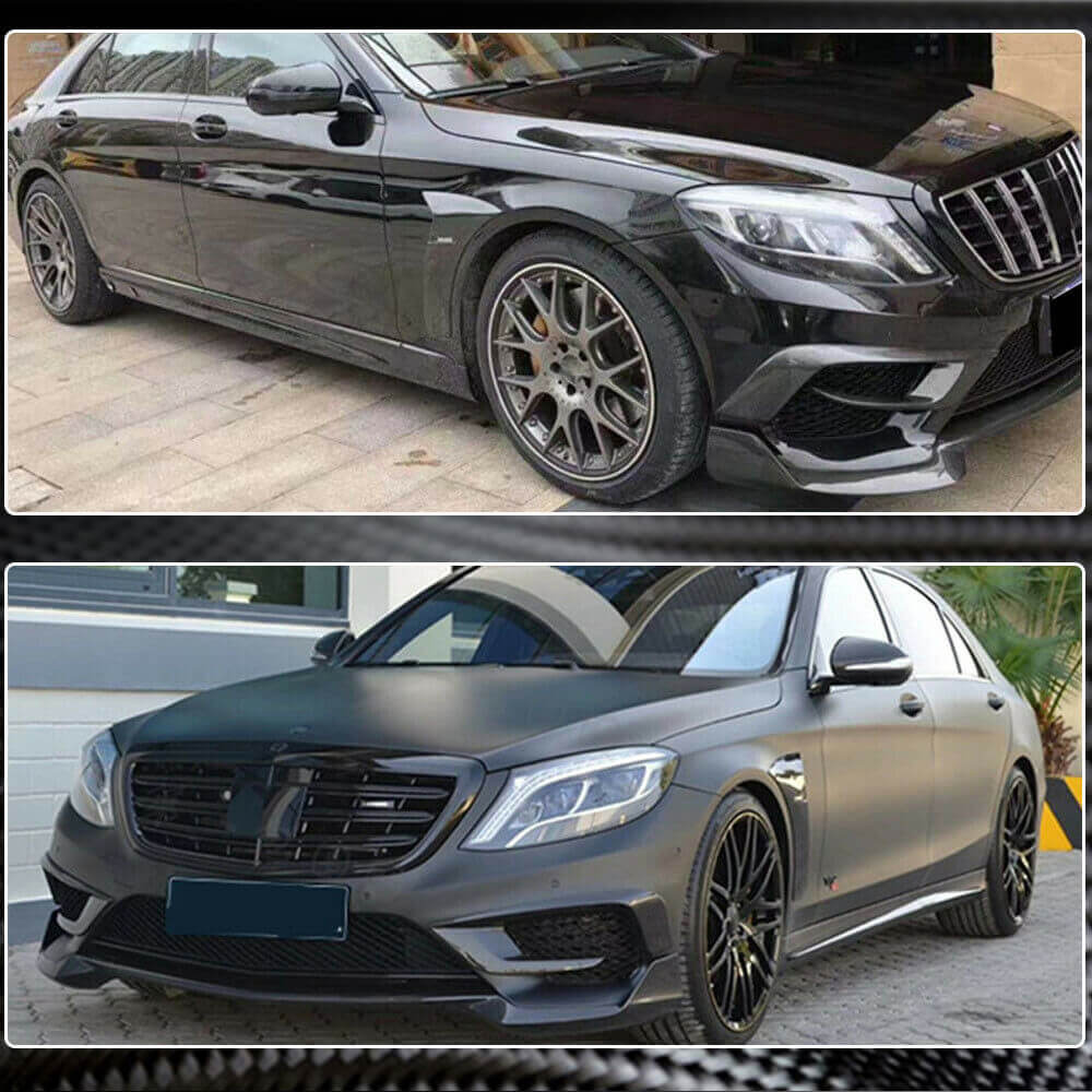 Mercedes Benz W222 S63 Carbon Fiber Air Flow Fender Vent Splitter Trim