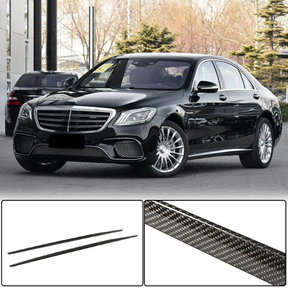 Mercedes Benz W222 S600 S63 Carbon Fiber Side Skirts | Exterior Mods