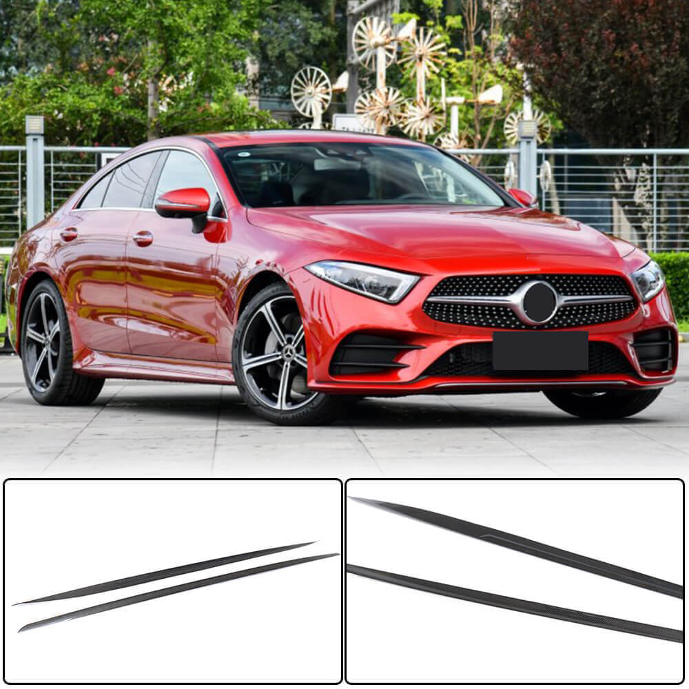 Mercedes Benz W257 C257 CLS53 Carbon Fiber Side Skirts Extension Lip
