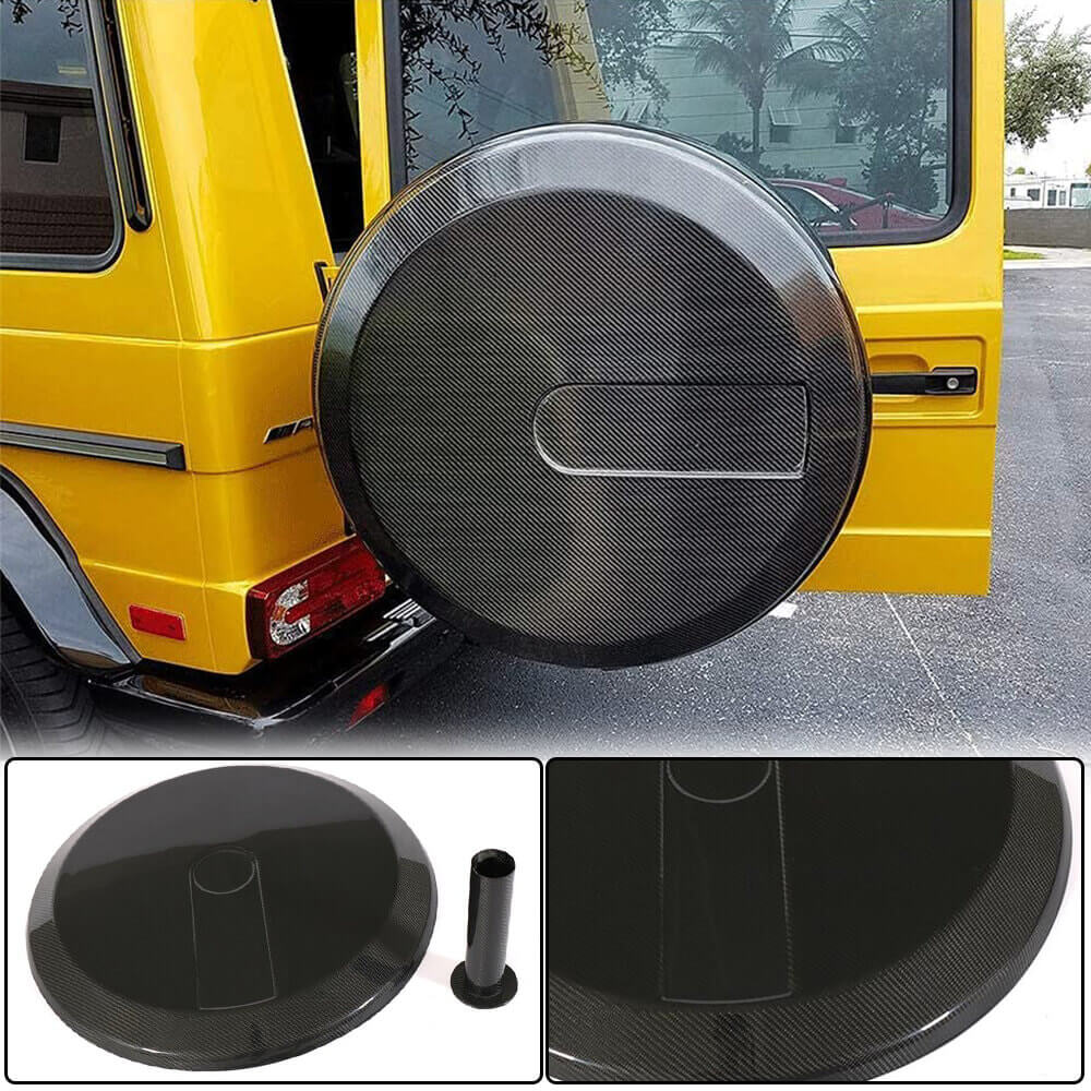 Mercedes Benz W463 G55 G63 G65 Dry Carbon Fiber Spare Wheel Tire Cover