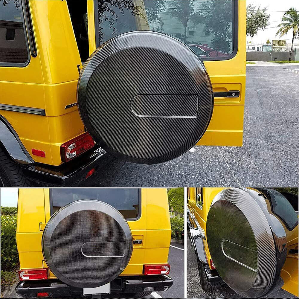 Mercedes Benz W463 G55 G63 G65 Dry Carbon Fiber Spare Wheel Tire Cover