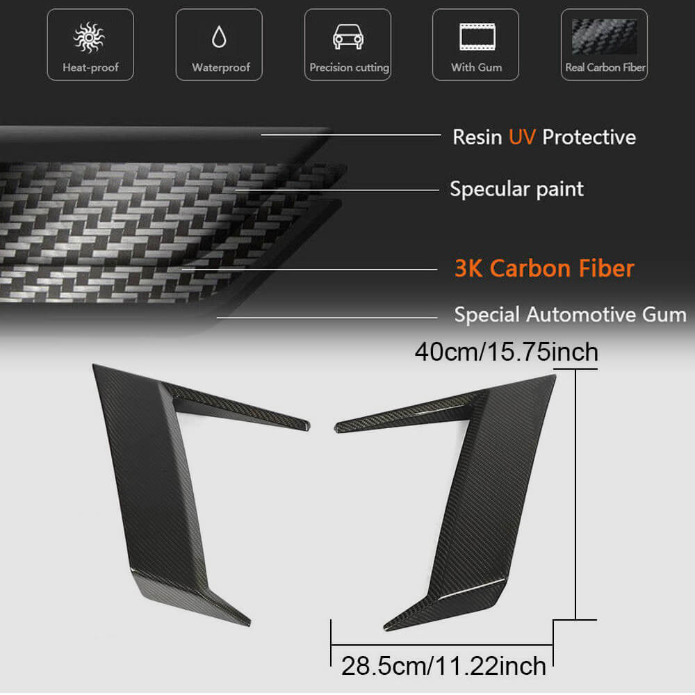 Mercedes-Benz Carbon Fiber W463 Air Fender Canard Vents | Exterior Mods – Ahacarbon